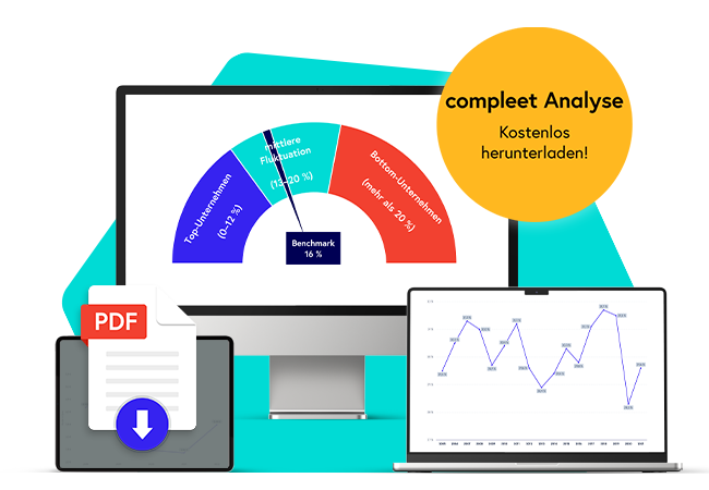compleet Analyse Fluktuation und Benchmark